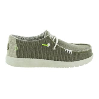 Hey Dude Homme, Chaussures, Vert, Taille: 45 EU Chaussures Slip-On Naturelles Wally