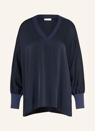 IVI Collection Ivi Collection Blusenshirt Aus Seide blau
