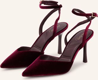 Aldo Aldo Slingpumps Caroling Aus Samt rot