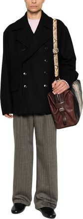 Dries Van Noten Herren, M&auml;ntel, Schwarzk, LGr&ouml;&szlig;e