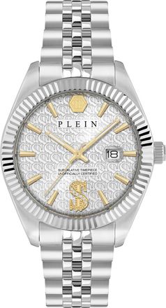Philipp Plein Date Superlative Silber Herren Armbanduhr PWMFA0725