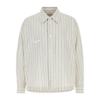 Wooyoungmi Besticktes Baumwollhemd - - Shirts - Herren - Grau - L