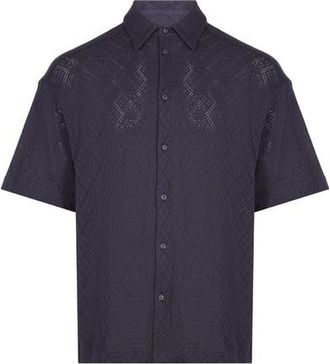 Saison 1865 Chemise perforé en coton