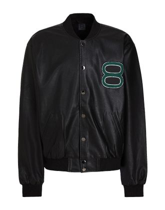 8 by YOOX BOMBER JACKET WITH PATCH