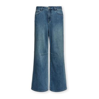 Elena Miro Flare Jeans mit Steppdetails - - Jeans - Damen - Blau - 3XL
