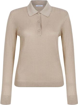 Max Mara Femme, Tops, Beige, Taille: 38 FR Gitano Polo