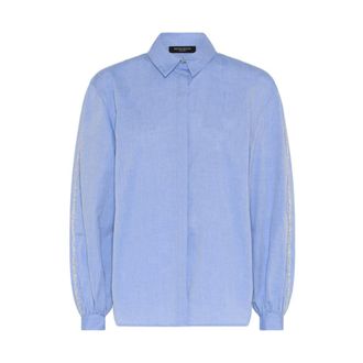 Bruuns Bazaar ChelyoBBLure Shirt - Femme - Blouses et Chemises - Bleu - Taille: 40 FR
