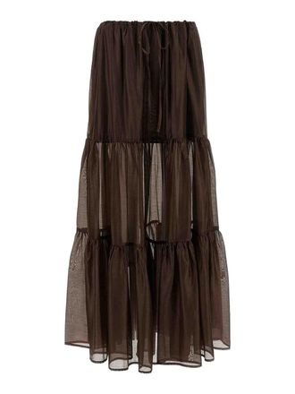 Twinset Jupe Longue - Marron