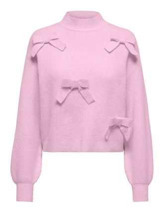 Only Onllisa Ls Bow Pullover KNT Noos