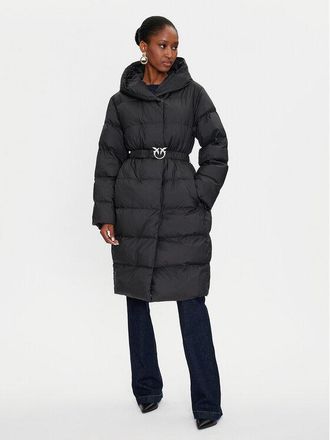 Pinko Winterjacke Collirio Caban 103828 A11M Schwarz Regular Fit