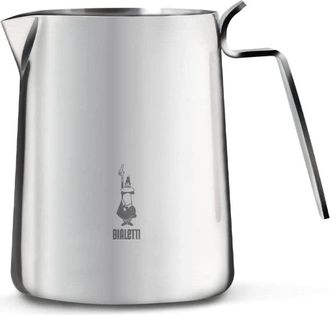 Bialetti 1807 Milchkännchen Bricco 50Cl, Edelstahl, Silber, 30 x 20 x 15 cm