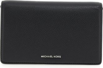 Michael Kors Women Md Flap CHN Xbody Hand Bag, Schwarz