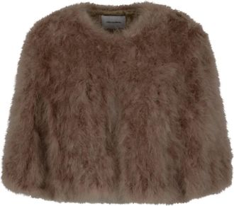 Yves Salomon Damen, Jacken, Braun, SGröße