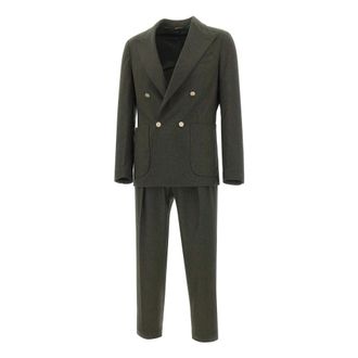 BRIGLIA 1949 Homme, Costumes, Vert, Taille: L Costume Deux Pi&egrave;ces Bolgheri