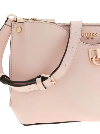 Guess Womens Shoulder Bag Light Rose Polyurethane - Shoulder-Bags