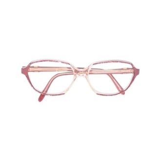 Saint Laurent Pre-owned Acetat sonnenbrillen - - Pre-owned - Damen - Rot - ONE SIZE