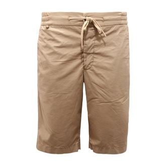 Berwich Italienischer Stil Strand Shorts - - Shorts - Herren - Beige - S