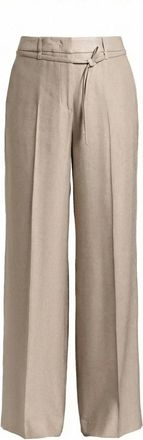 PESERICO Femme, Pantalons, Beige, Taille: 38 FR Wide Pantalons