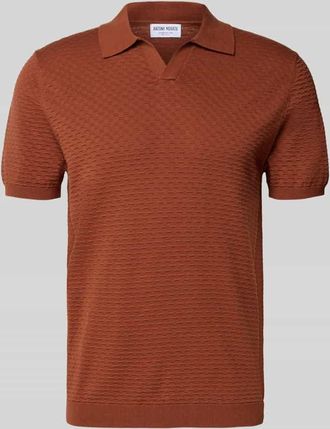 Antony Morato Poloshirt mit gerippten Abschl&uuml;ssen