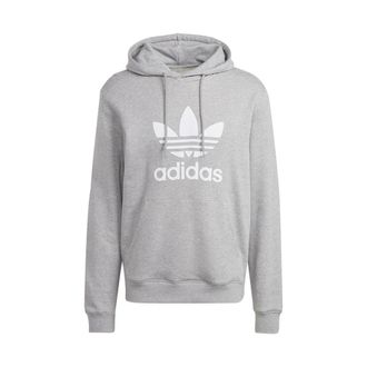 adidas Homme, Sweatshirts et sweats &agrave; capuche, Gris, Taille: L Trefoil Sweat &agrave; capuche