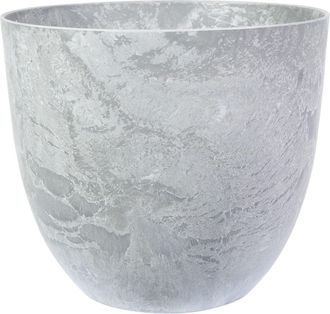 ArtStone Blumentopf Bola - 55x45 - Grau - Blumentopf f&uuml;r innen und au&szlig;en - mit Drainagesystem