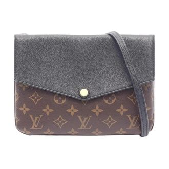 Louis Vuitton Pre-owned Vintage Monogram Canvas und Leder Umh&auml;ngetasche - - Pre-owned - Damen - Braun - ONE SIZE
