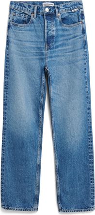 Armedangels Damen Straight Jeans High Waist recycelte Baumwolle AAIKALA Regular Fit Crunchy