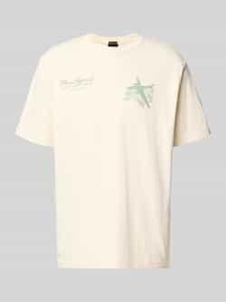 PME Legend Relaxed Fit T-Shirt mit Label-Prints und Rundhalsausschnitt