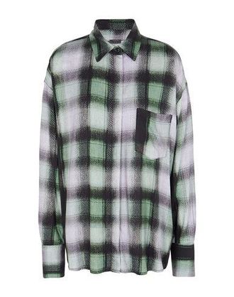 8 by YOOX PRINTED VISCOSE OVERSIZE SHIRT