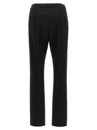 Max Mara Womens Black Virgin Wool Dress Pants