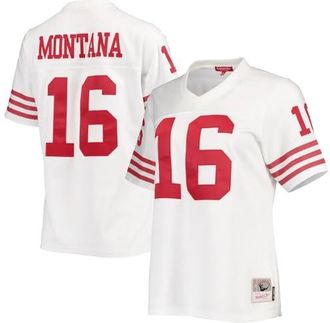 Mitchell & Ness NFL Legacy Throwbacks Collection Jersey Trikot San Francisco 49ers - Joe Montana, XXL, White