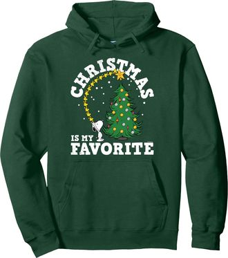 Peanuts Weihnachten ist mein Favorit Pullover Hoodie