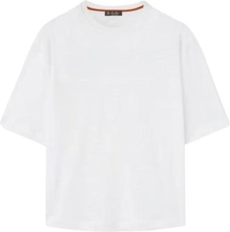 Loro Piana T-shirt Gargano - Femme - Tops - Blanc - Taille: 38 FR