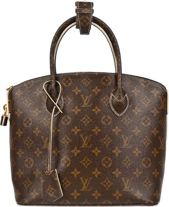 Louis Vuitton 2011 PM Lock It monogram-pattern tote bag - Braun