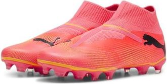 Puma Puma Men Future 7 Match+ Ll Fg/Ag Soccer Shoes, Sunset Glow-Puma Black-Sun Stream, 44.5 EU