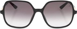 Chlo&eacute; Femme, Accessoires, Noir, Taille: 55 MM Lunettes de soleil carr&eacute;es oversize