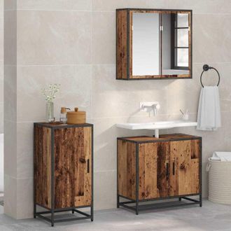 vidaXL Buffet Bois ancien 35 x 35,5 x 76 cm Bois ding&eacute;nierie vidaXL