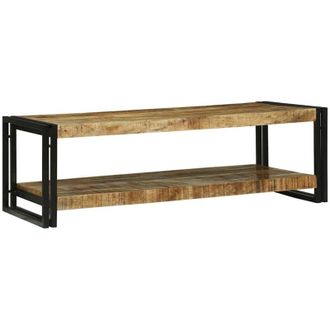 vidaXL Table basse Marron 120 x 50 x 38 cm bois de manguier massif Vidaxl