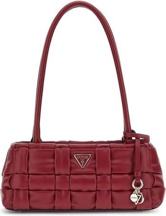Guess sac à épaule Marion Shoulder Satchel Bag Red rouge foncé