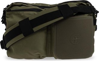 Stone Island Logo Bag - - Bags - Herren - Gr&uuml;n - ONE SIZE