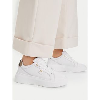 Tommy Hilfiger Sneakers Tommy Hilfiger Chic Platform Snake FW0FW09456 Wei&szlig;