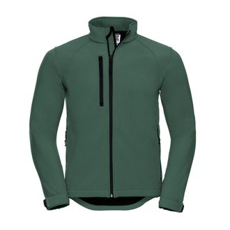 Russell Athletic Russell - Softshelljacke f&uuml;r Herren (Flaschengr&uuml;n)