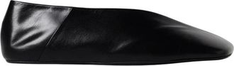 Jil Sander Femme, Chaussures, Noir, Taille: 41 EU Ballerines en Cuir Noir