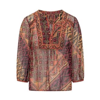 BA&SH Femme, Blouses et Chemises, Rouge, Taille: 36 FR Odetta Blouse