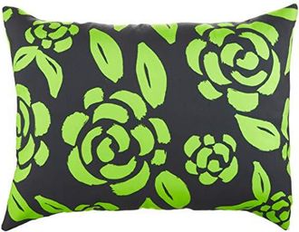 Bonamaison Le Jardin du Lin Kissenbezug Zierkissenbezug Neon Grün-Rauch Kissenbezug, Für Bett, Auto, Sofa, Haus, Wohnzimmer, Schlafzimmer, Dekoration, 45x60 Cm -