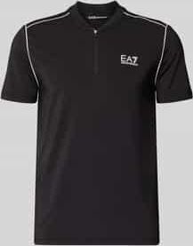 Emporio Armani Regular Fit T-Shirt mit Stehkragen