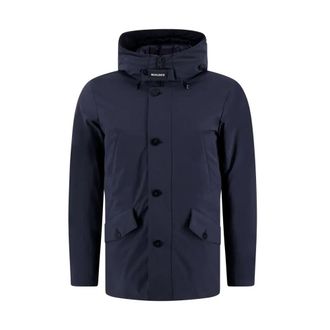 Woolrich Arctic Parka Melton Blau - - Jackets - Herren - Blau - XL