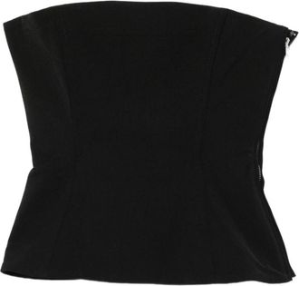 Jean Paul Gaultier Schwarzes Tr&auml;gerloses Figurbetontes Bodice-Kleid - - Tops - Damen - Schwarzk - M