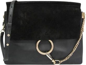 Chlo&eacute; Pre-owned Faye Medium Shoulder Bag - Femme - Pre-owned - Noir - Taille: ONE Size