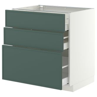 IKEA METOD / MAXIMERA Unterschrank mit 3 Schubladen